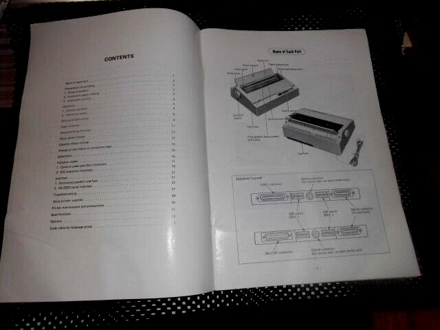 DAISY WHEEL PRINTER and Keyboard Instruction Manuals, 1984. £1.99 ...