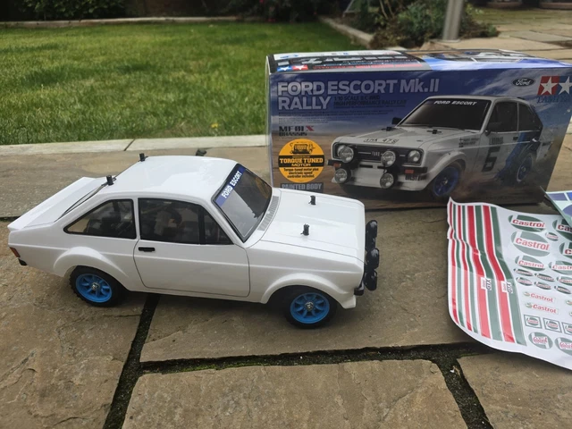 TAMIYA FORD ESCORT Mk.II 1/10 Scale 4WD RC Car - White (58687A) £150.00 ...