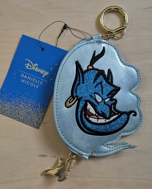 DISNEY DANIELLE NICOLE Aladdin Genie Coin Purse, Silver/Blue, BNWT £16. ...