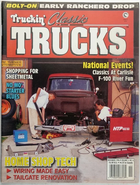 Truckin Classic Trucks Magazine November 1996 Ford F 100 Pickup Ranchero £944 Picclick Uk