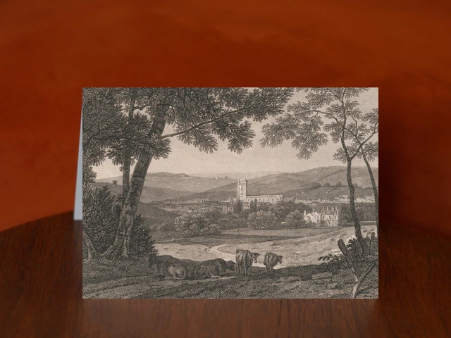 WICKHAM, FROM THE Marlow Road by William Byrne - A5 Art Print Card £1. ...