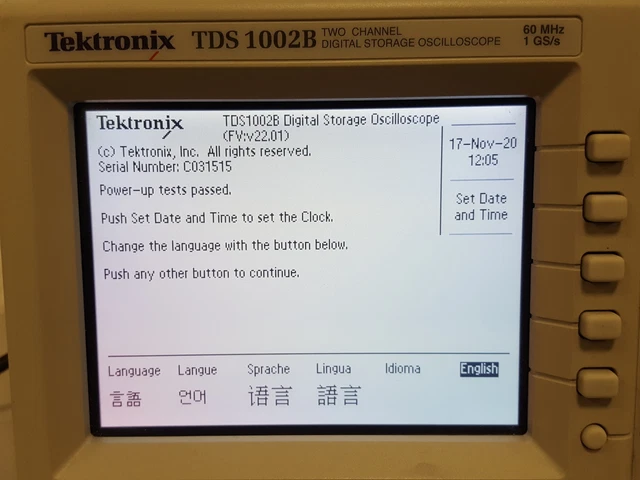 TEKTRONIX TDS1002B 60 MHz Dual Channel Digital Oscilloscope Lab $476.15 ...