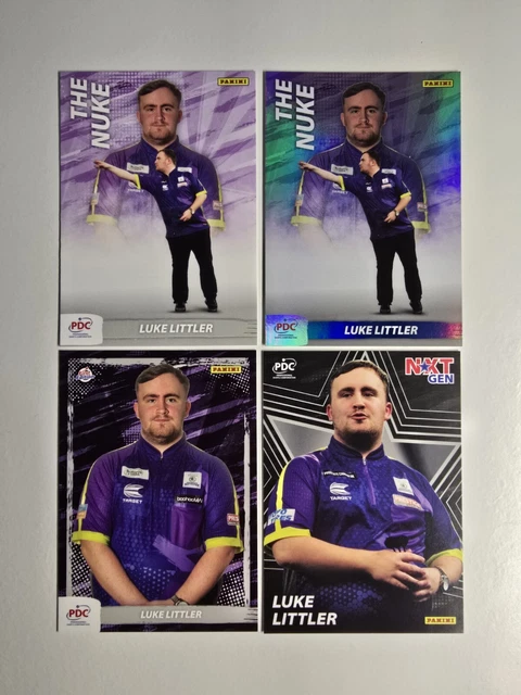PANINI 2025 PDC Darts Card Luke Littler /100 Scoring Machine & Base £ ...