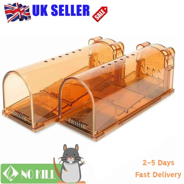 HUMANE MOUSE TRAPS Live Catch and Releas Mousetrap Reusable Mice Trap ...