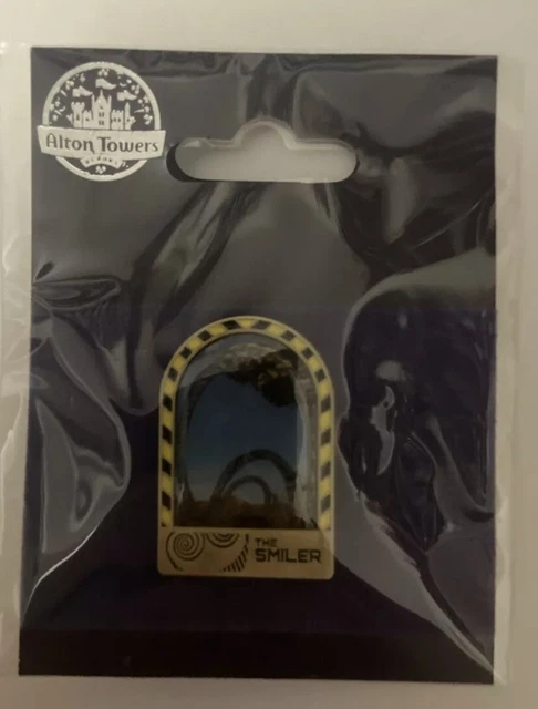ALTON TOWERS THE Smiler Pin Badge Merlin Entertainments *New And Sealed ...