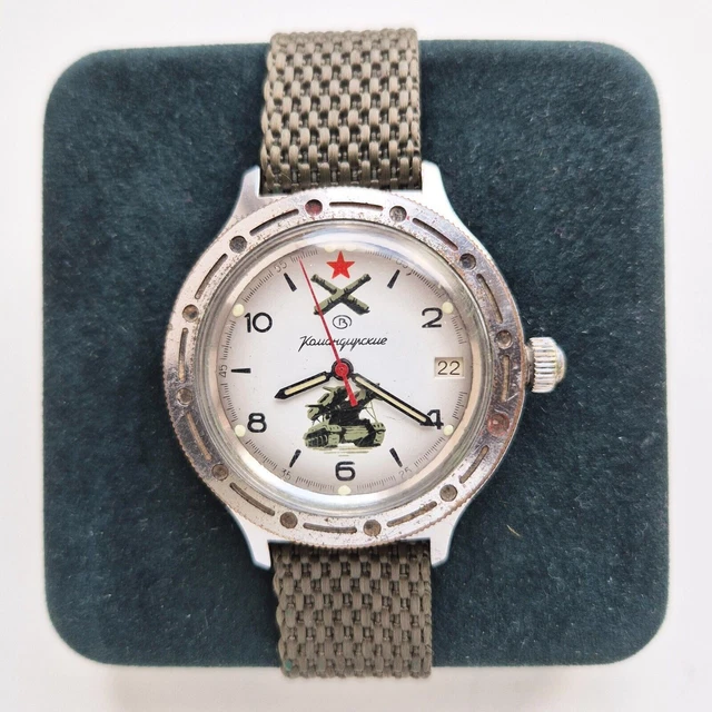 URSS RARE WATCH Vostok Amphibia Original Automatic Diver 2416B Rocket ...