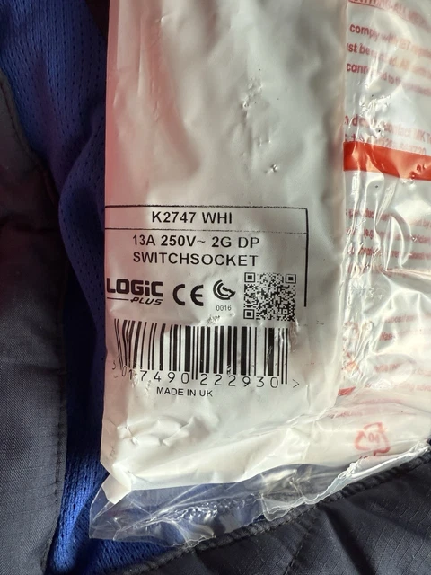 BOX OF 10 - MK K2747 White. Twin Socket Outlets £21.50 - PicClick UK