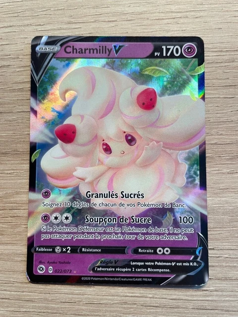 CARTE POKÉMON CHARMILLY V 022/073 EB3.5 Epée Bouclier La Voie du Maitre ...
