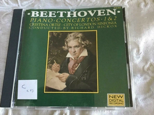 BEETHOVEN PIANO CONCERTOS No 1 & 2 in C Major & B flat major; London Sinfonia CD $24.95 ...