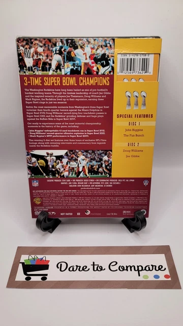 NFL SUPER BOWL Collection: Washington Redskins (DVD) With Slipcover $24 ...