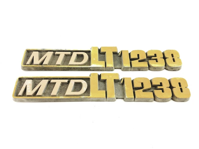 MTD LT 1238 Tracteur Tondeuse Côté FENDER Emblème Symbole Logo Signe ...