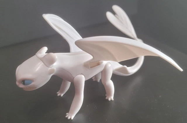 HOW TO TRAIN Your Dragon HTTYD Hidden World Light Fury Dragon Action ...