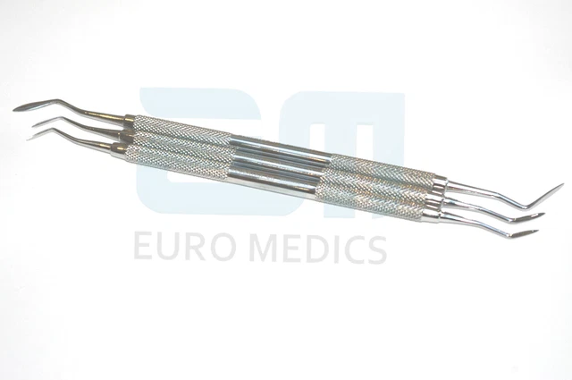 Dentistry Dental Amalgam Wax Carver Set – Hollenback Double-Ended ...