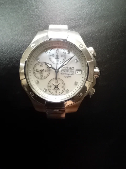 SEIKO COUTURA CHRONOGRAPH Watch SNA467P1 - Dummy Sample Watch £10.50 ...