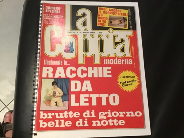 RAFFAELLA CARRA SU la Rivista LA COPPIA moderna anno III N. 36 vedi foto EUR 49,99 - PicClick IT
