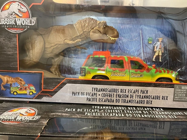 JURASSIC WORLD LEGACY Collection Tyrannosaurus Rex Escape Pack Jeap ...
