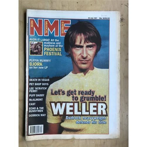 PAUL WELLER NME Magazine July 26 1997 - Paul Weller Cover + Feature ...