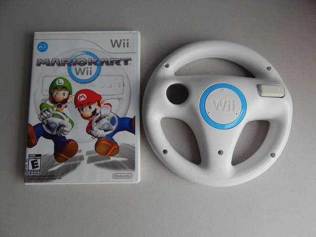 MARIO KART GAME Complete with Nintendo Racing Wheel! Nintendo Wii £29. ...
