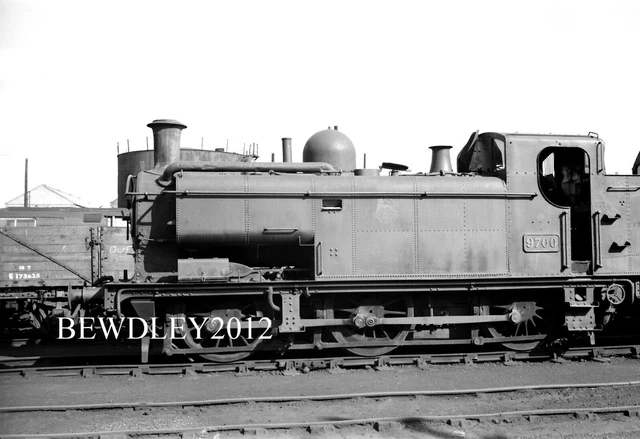 *NEGATIVE 6X9CM* GWR 9700 AT OLD OAK COMMON 1/10/61 + COPYRIGHT £3.99 ...