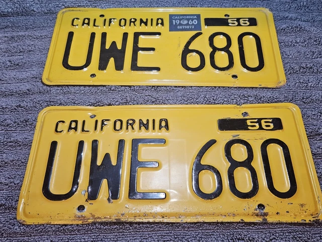 California Dmv Licence Plates FOR SALE! - PicClick UK