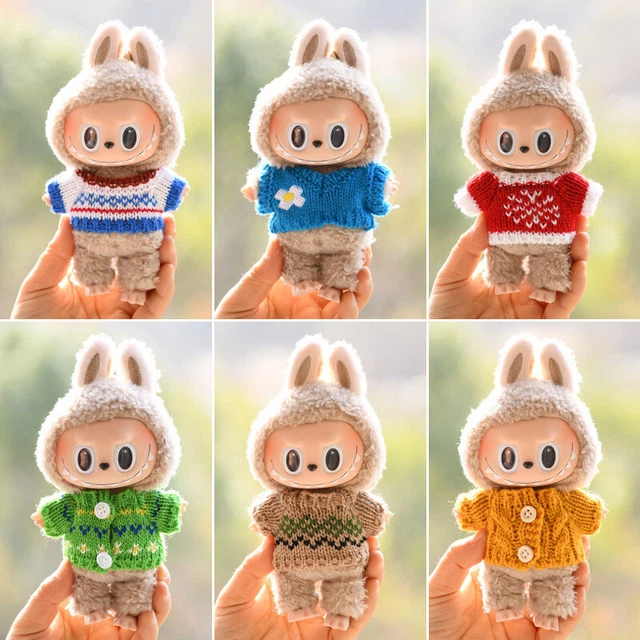 POPMART LABUBU THE Monsters Plush Mini Cute Sweater Handmade Doll ...