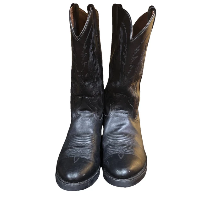 DOUBLE-H GEL ICE Work Western Boots Black DH3256 MSB2 9EE £38.59 ...