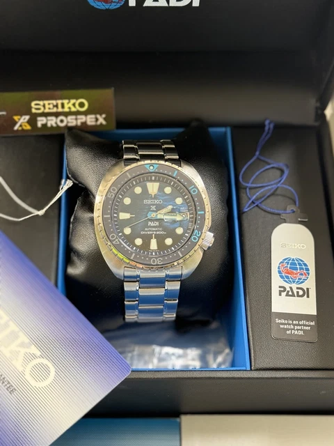 OROLOGIO SEIKO KING Turtle The Great Blue Edizione PADI- Ref. SRPK01K1 ...