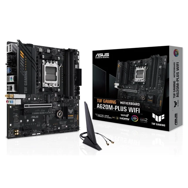 ASUS TUF GAMING A620M-PLUS WIFI Socket Am5/A620/Ddr5/S-Ata 6Gb/S/Micro ...