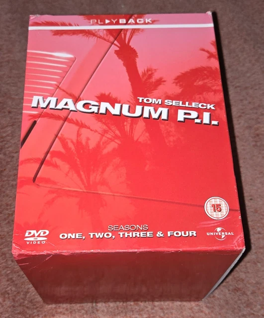 MAGNUM PI - Series 1-4 - Complete DVD Box Set, Tom Selleck £32.25 ...