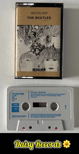 THE BEATLES - Revolver - 1978 UK Grey Cassette w/Blue Print TC-PCS7009 ...