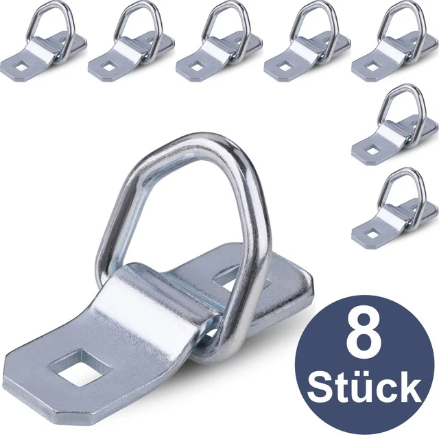 ZURRÖSEN PKW ANHÄNGER Zurröse Zurrbügel Befestigung Spanngurt Halter Verzurrösen EUR 15,99 ...