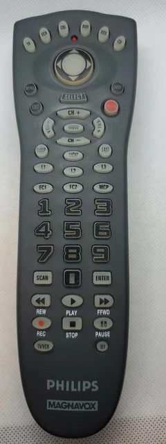 PHILIPS MAGNAVOX UNIVERSAL Remote Control ~ Model # Urc-6631B00 £9.50 ...