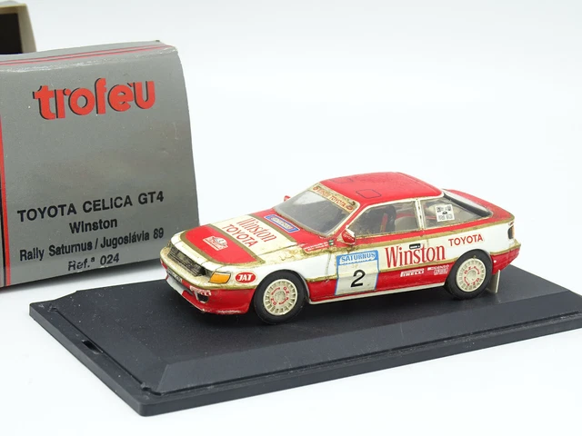 TROFEU 1/43 - Toyota Celica GT4 Winston Rally Saturnus Yugoslavia 1989 ...
