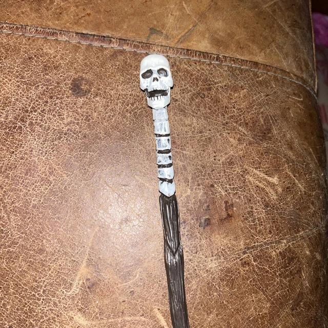 HARRY POTTER DEATH Eater Wand Skull £14.00 - PicClick UK