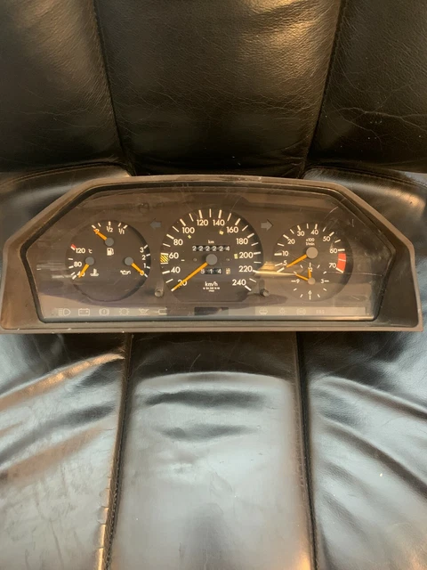 MERCEDES W124 INSTRUMENT cluster speedometer 6 cylinder E300 E260 260E ...