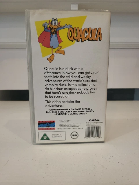 QUACULA, THE NEW Adventures Of Haunted House (VHS) £5.00 - PicClick UK