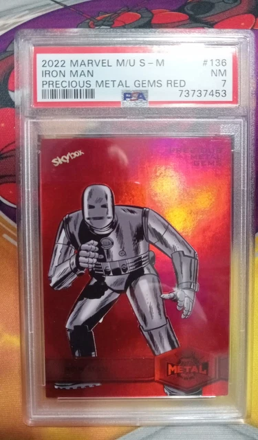 2022 MARVEL METAL Universe Spider-Man IRON MAN GEMMES MÉTAL PRÉCIEUX ...