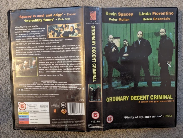 ORDINARY DECENT CRIMINAL VHS Video Big Box Ex Rental £5.99 - PicClick UK