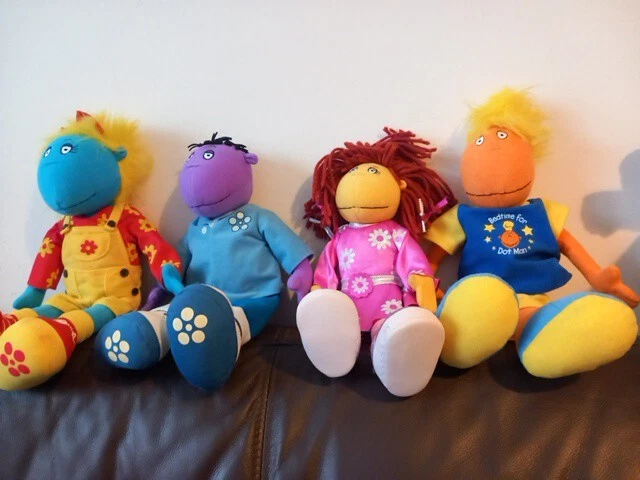 4 X SET 13" Tweenies Soft Toys Plush Bella Jake Milo Fizz Bundle BBC ...