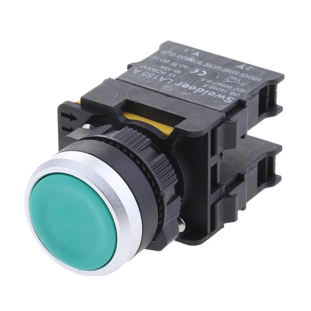 600VAC 10A 1NO 1NC LA155A 22mm Panel Mount Momentary Push Button Switch EUR 4,65 - PicClick FR