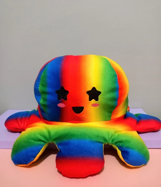 GOSH DESIGNS FLIPEMS Rainbow Reversible Octopus Plush Toy Soft Toy £6. ...