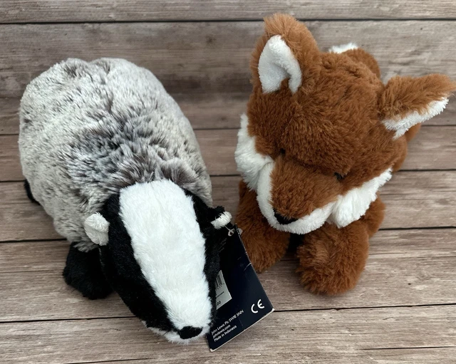 JOHN LEWIS BETSY and Otto Fox and Badger Soft Toys Plush £14.00 ...