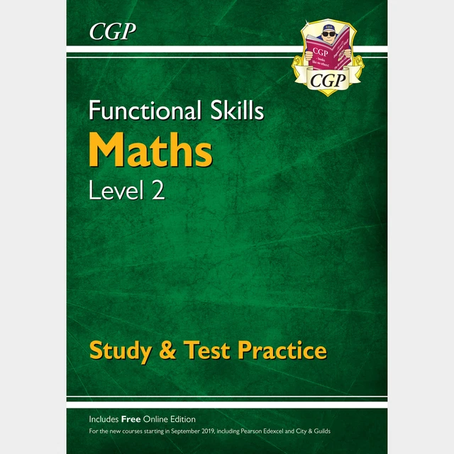 FUNCTIONAL SKILLS MATHS Level 2 Study And Test Practice CGP 13 91