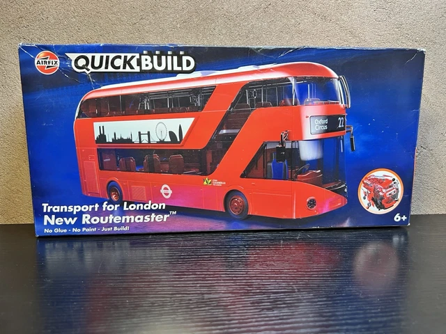 AIRFIX J6050 QUICKBUILD New Routemaster Bus - Box Opened Only - Never ...