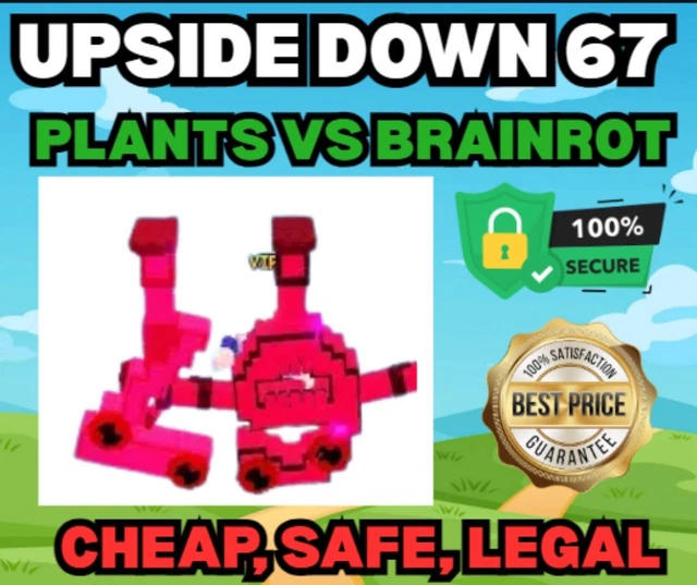 🤯PLANTS VS BRAINROTS 67 Upside Down (pvb) 563k/s Brainrots Fast And ...