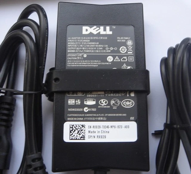 CHAGEUR ALIM D'ORIGINE DELL Inspiron 1521 1525 1526 65W EUR 24,00 ...