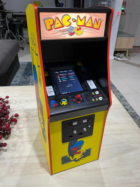 NAMCO QUARTER ARCADE Pac-Man - 1/4 Scale Arcade Machine Cabinet $200.00 ...