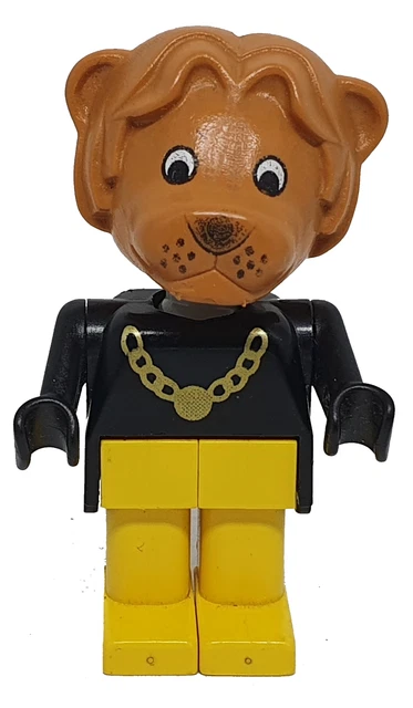 LEGO FABULAND LÖWE Lionel mit Kette Fab7f Figur Minifigur Zubehör 3645 ...
