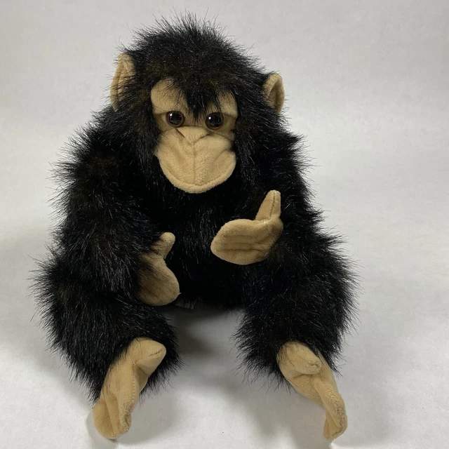 FOLKMANIS BABY CHIMP Chimpanzee Monkey Hand Puppet Plush Stuffed Toy 14 ...