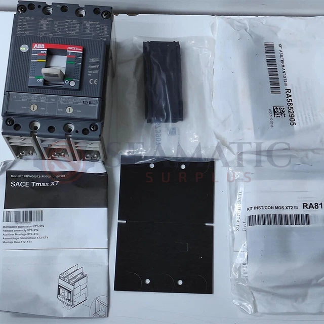 ABB MCCB 3P 63A, SACE TMAX XT2N 160, Ui=1000v, Uimp=8Kv, Ue=230/240V, V#50 EUR 440,15 - PicClick IT